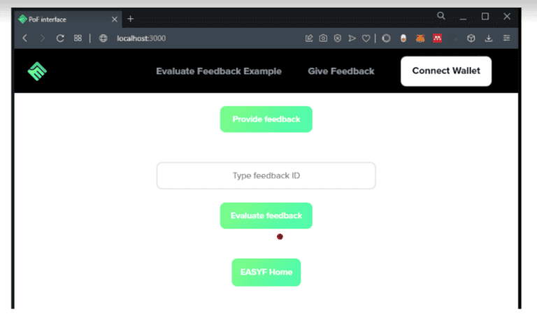Proof of Feedback Beta Version - EasyFeedback